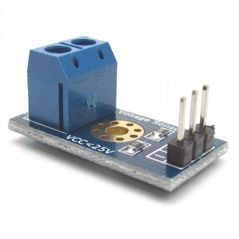 Sensor de Tensão Voltagem 0 - 25 VDC PIC para Arduino | Tecnotronics