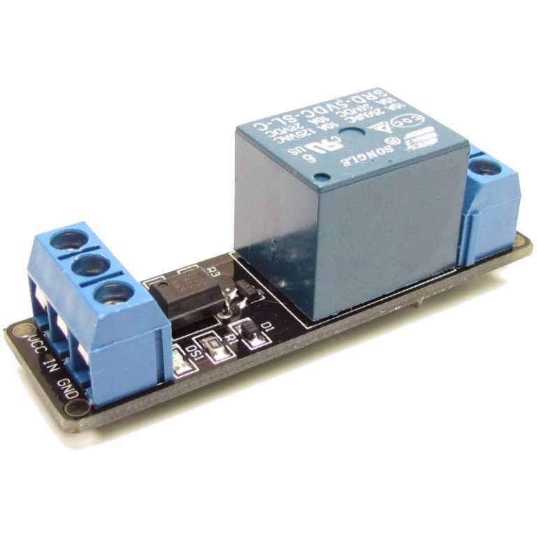 Módulo Relé 1 Canal 5V ARM AVR DSP PIC para Arduino | Tecnotronics