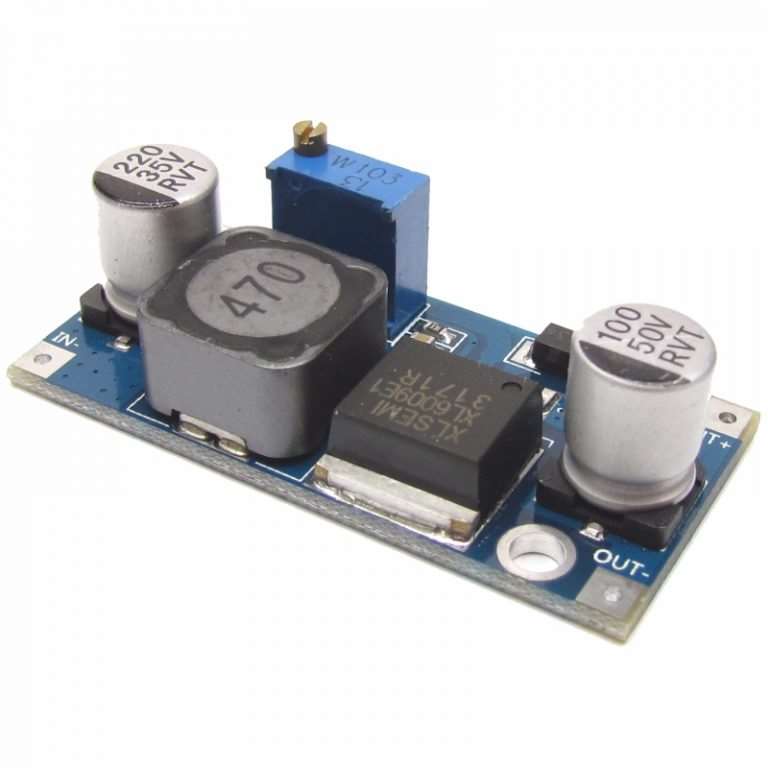Fonte Regulável Xl6009 DC-DC Step-UP PIC para Arduino | Tecnotronics