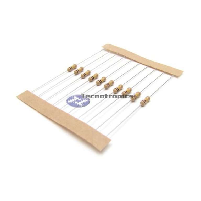 Resistor 100K 1/4W | Kit com 10 unidades | Tecnotronics