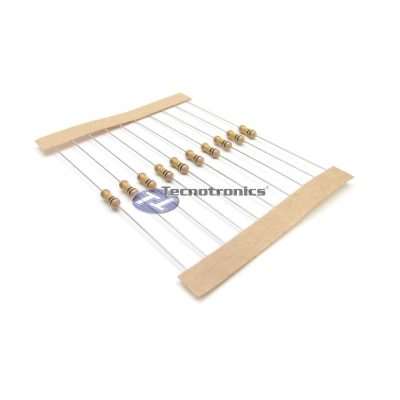 Resistor 100K 1/4W | Kit com 10 unidades | Tecnotronics