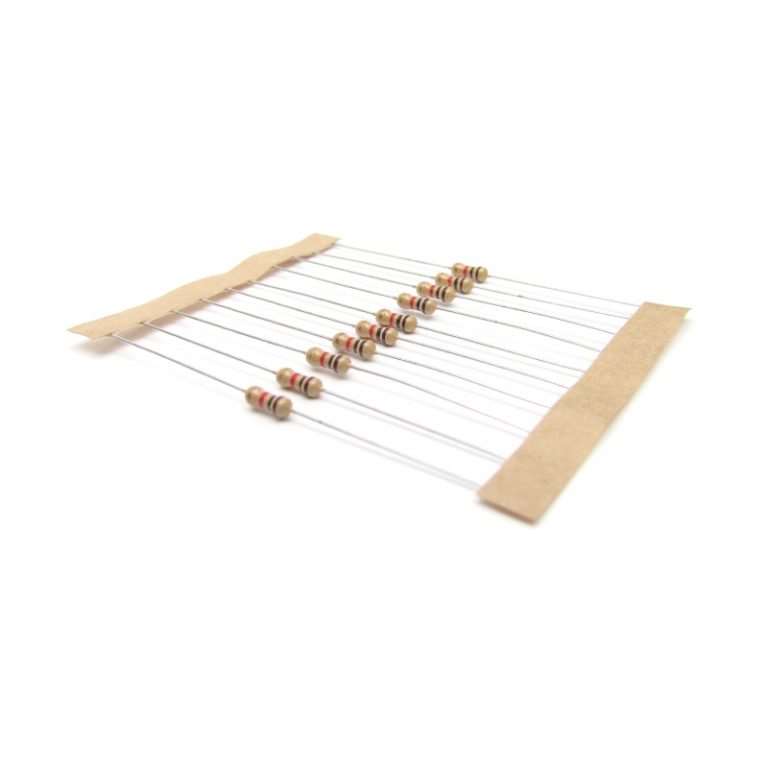 Resistor 1K 1/4W | Kit com 10 unidades | Tecnotronics