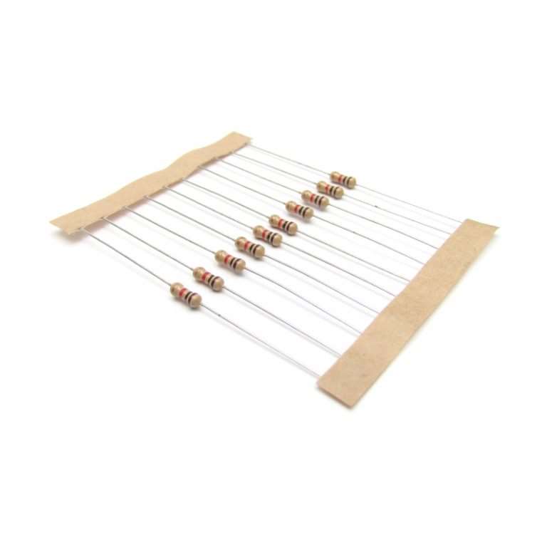 Resistor 1K 1/4W | Kit com 10 unidades | Tecnotronics
